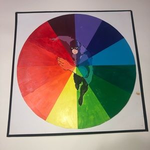 Wall Decor | Dc Comics Flash Color Wheel Painting | Poshmark